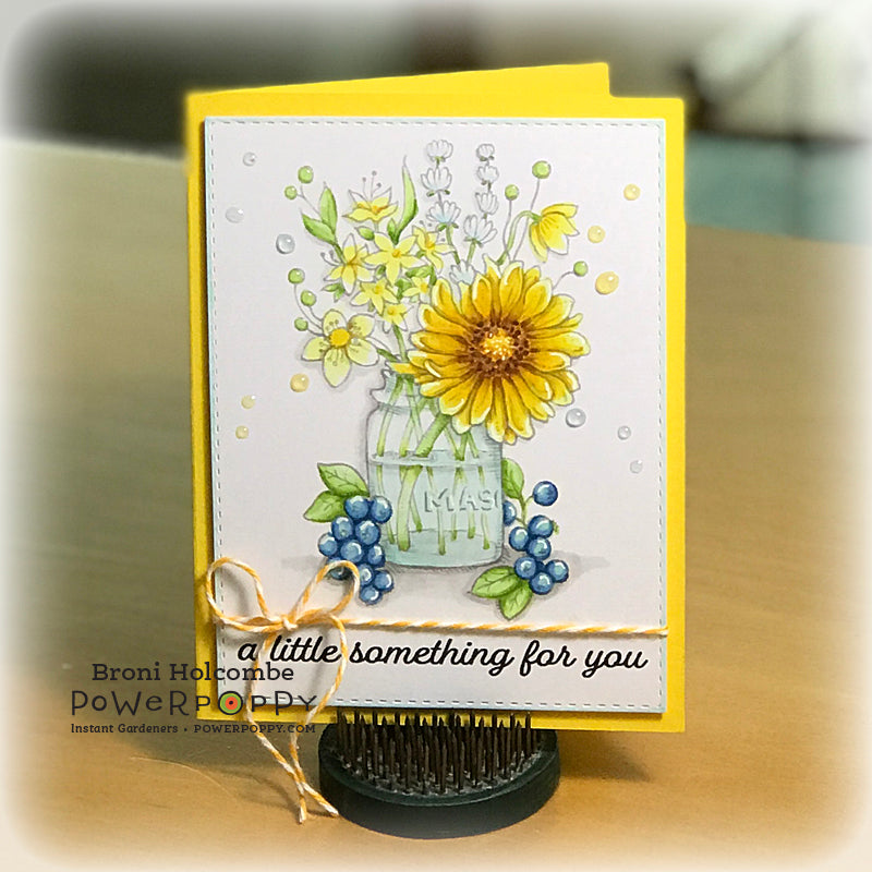 Wildflower Mini Digital Stamp Set - Power Poppy by Marcella Hawley