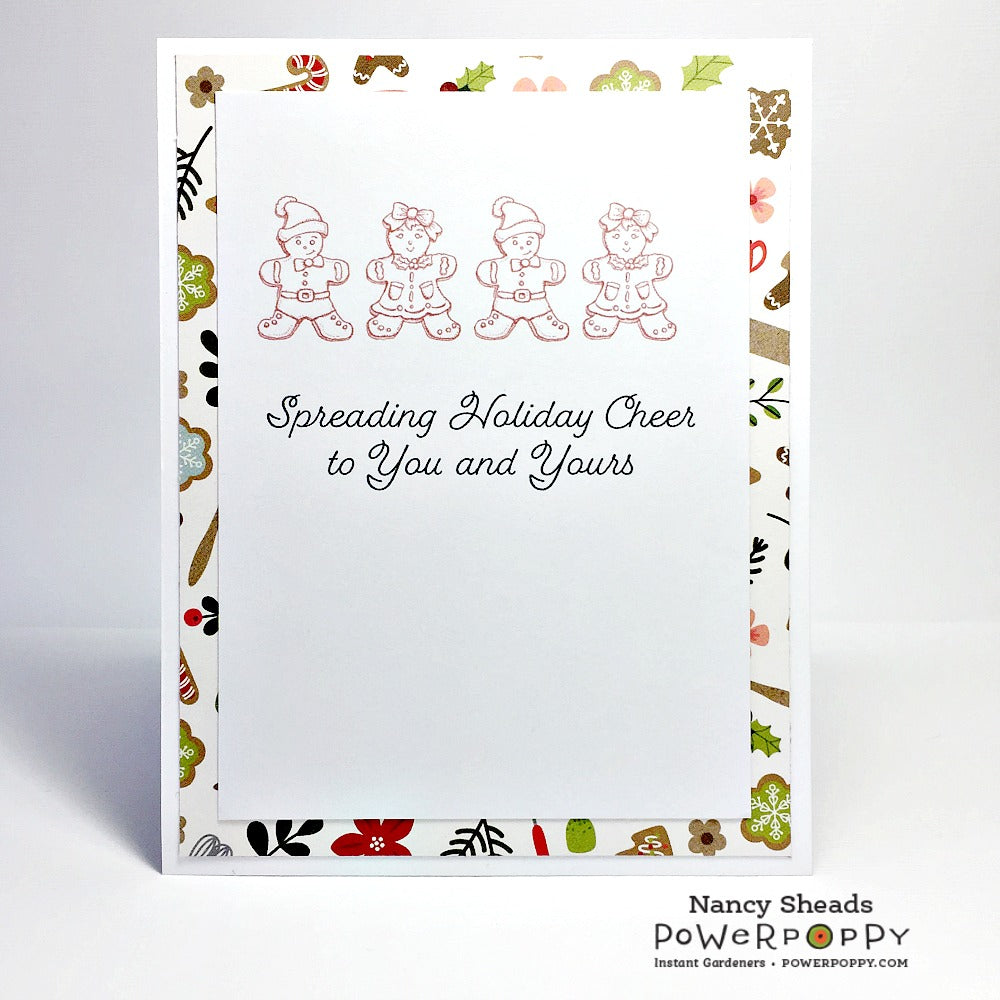 Gingerbread Family Digital Stamp Set - Power Poppy by Marcella Hawley