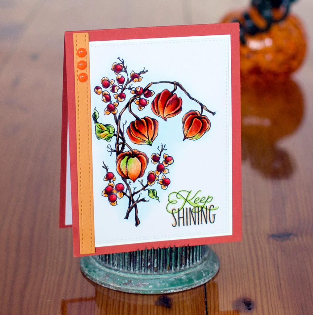 Chinese Lantern Digital Stamp Set - Power Poppy by Marcella Hawley