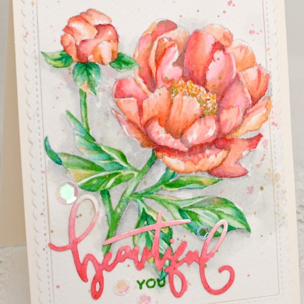 Irresistible Peonies Digital Stamp Set - Power Poppy by Marcella Hawley