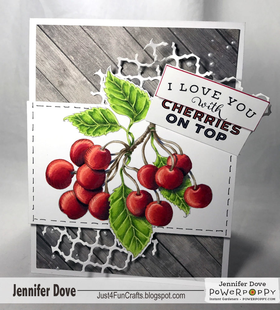 Cherries and Berries Digital Stamp Set - Power Poppy by Marcella Hawley