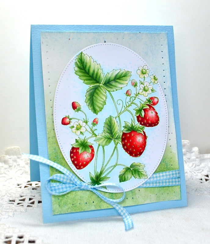 Juicy Strawberries Digital Stamp Set - Power Poppy by Marcella Hawley