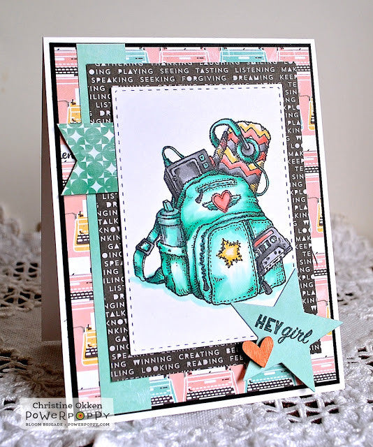 Well Played Stamp Set - Power Poppy by Marcella Hawley