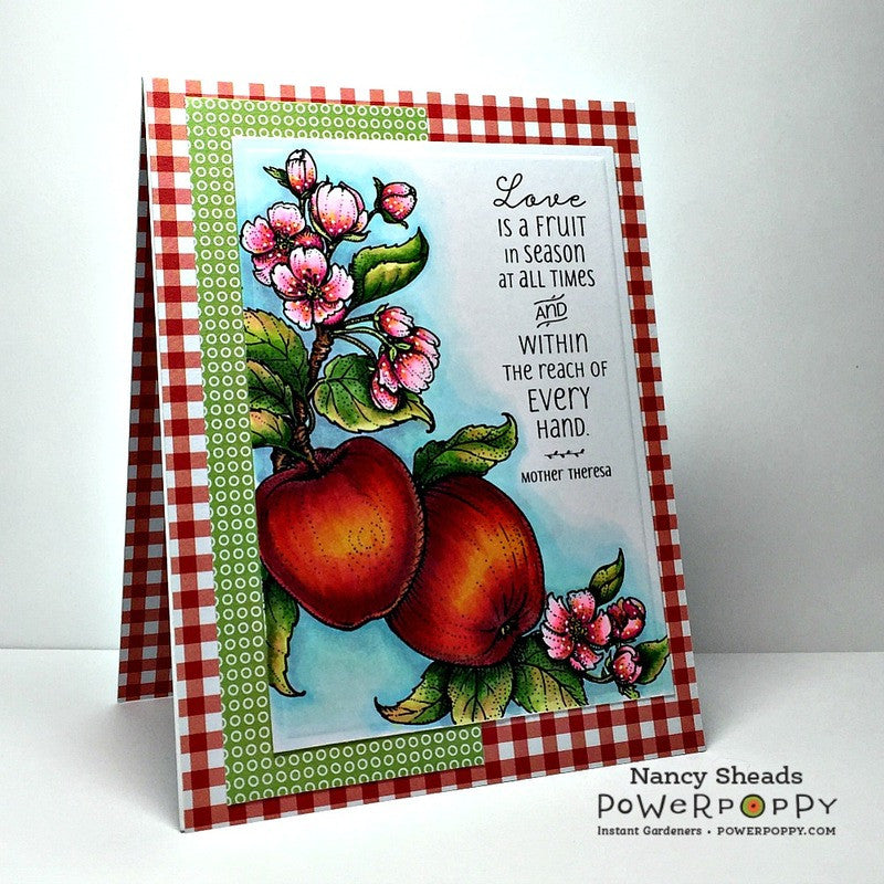 Apples in Season Digital Stamp Set - Power Poppy by Marcella Hawley