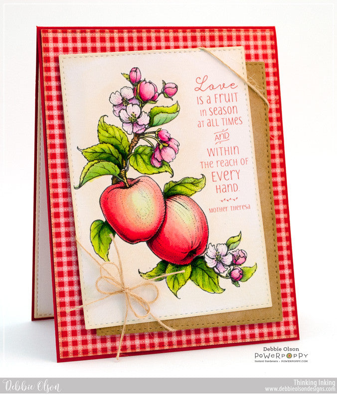 Apples in Season Digital Stamp Set - Power Poppy by Marcella Hawley