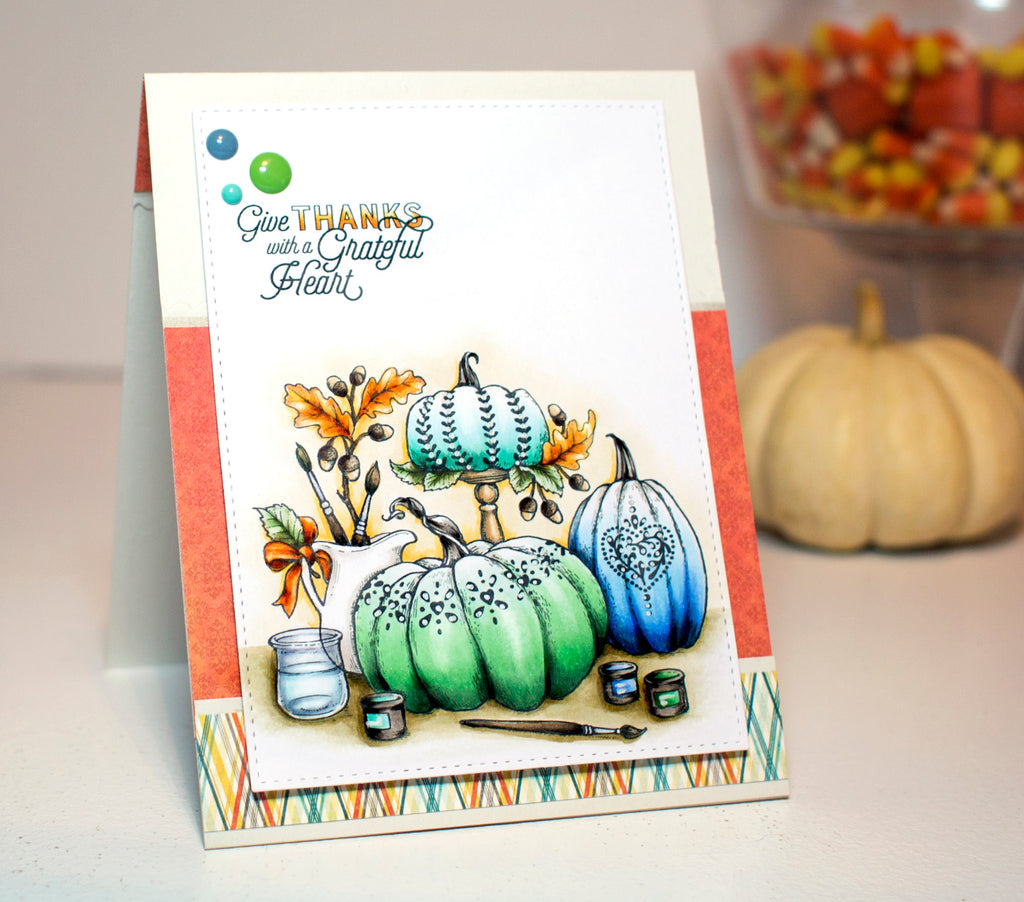 Painting Pumpkins Digital Stamp Set - Power Poppy by Marcella Hawley