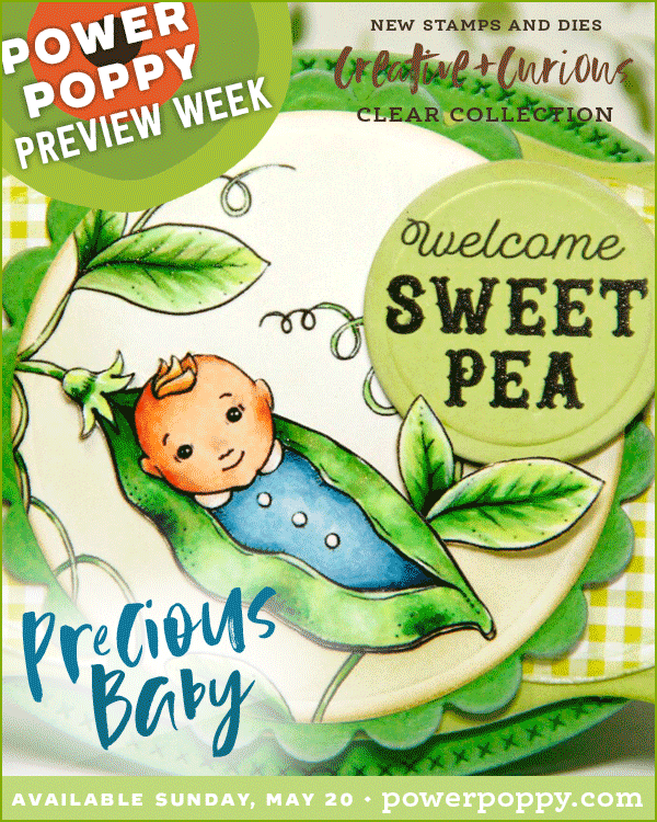 Precious Baby Stamp Set - Power Poppy by Marcella Hawley