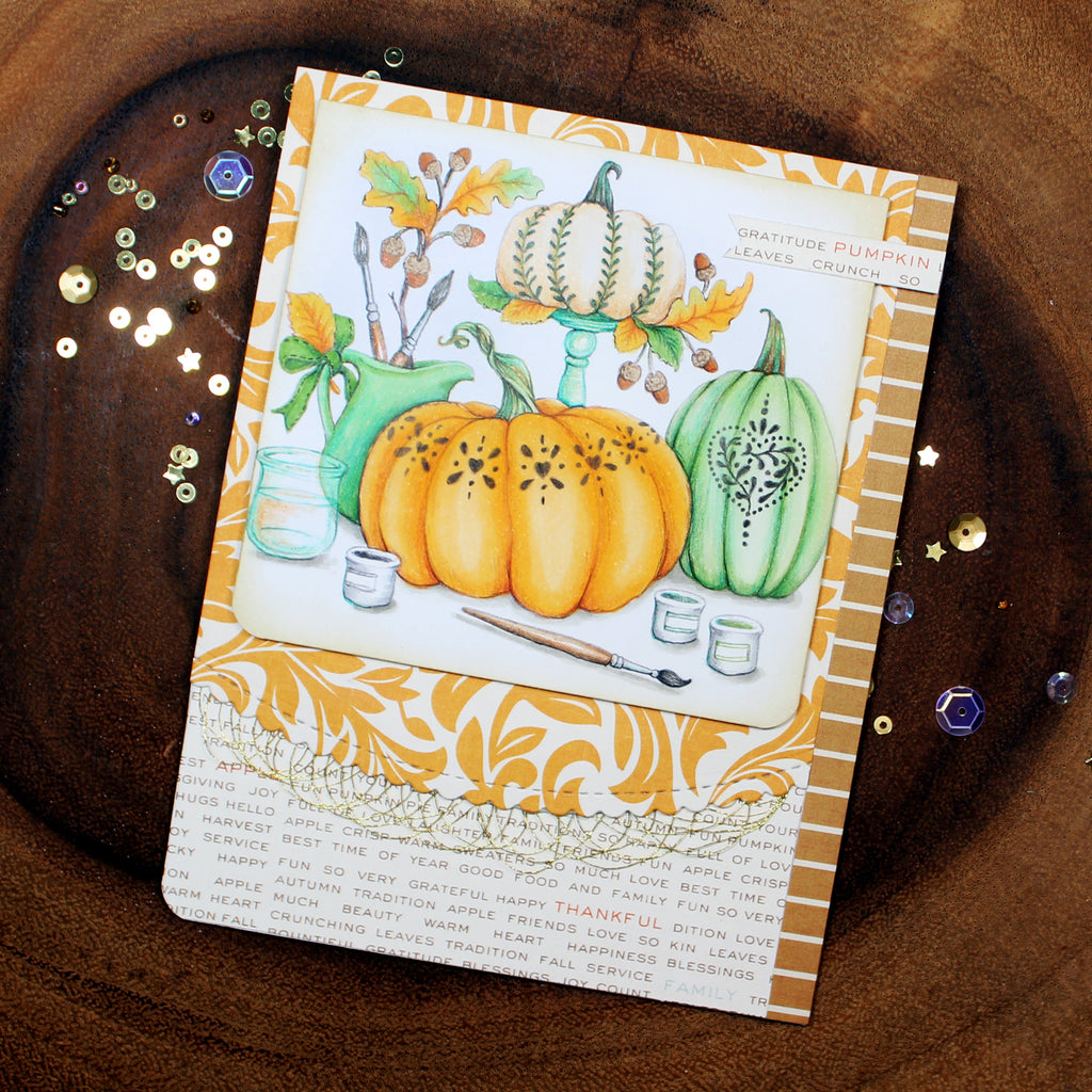 Painting Pumpkins Digital Stamp Set - Power Poppy by Marcella Hawley